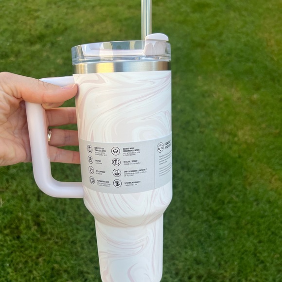 Stanley | Dining | Nwt Rare Rose Quartz Swirl Stanley No Longer ...